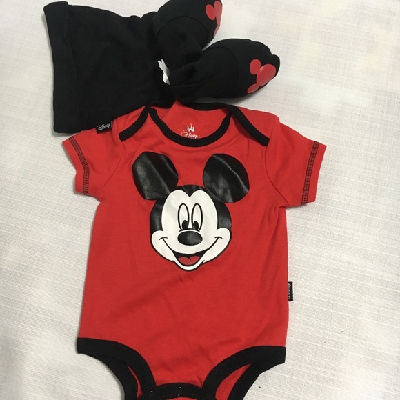 Disney | Matching Sets | Disney Mickey Mouse 3 Pcs Set | Poshmark
